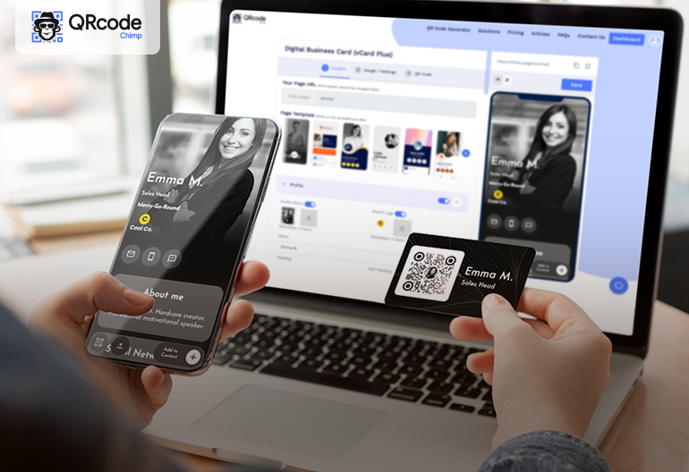 How To Create A Digital Visiting Card For Free QRCodeChimp