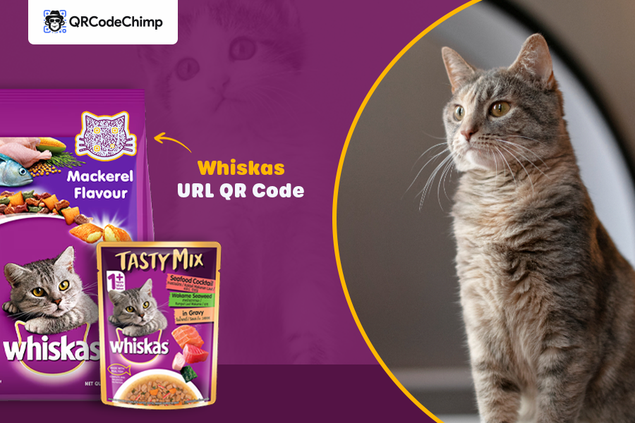 New Whiskas QR Code Promotes the Brand’s Adult Cat Food Range