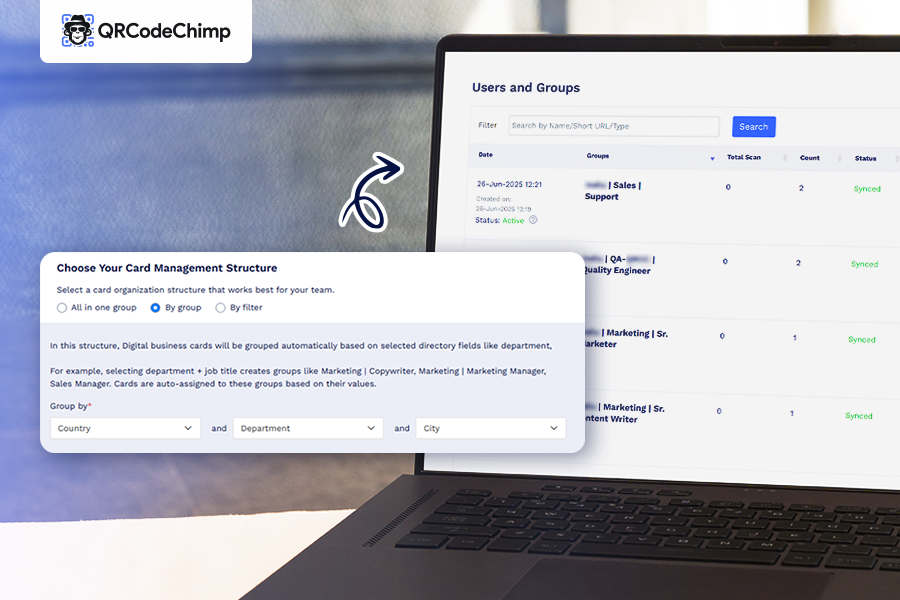 How to Use QRCodeChimp Entra ID grouping for Easy Management