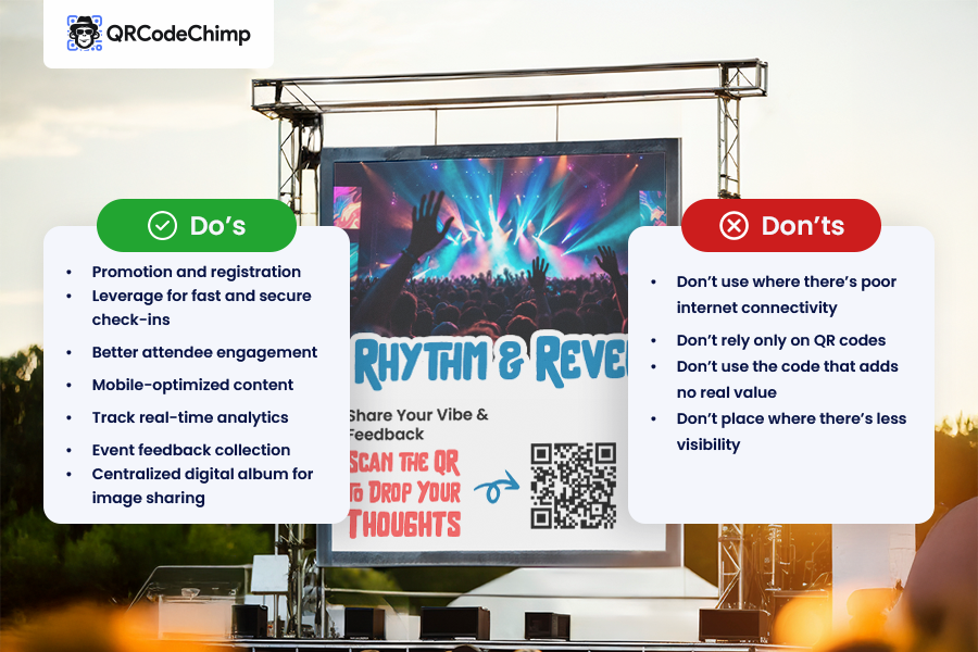 สิ่งที่ควรทำและไม่ควรทำกับ QR Code สำหรับงานกิจกรรม